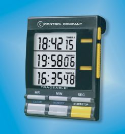 Traceable Triple-Display Timer