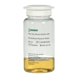 Neogen® Flip-Top Dilution Bottle with 90 mL Buffered Peptone Water ...